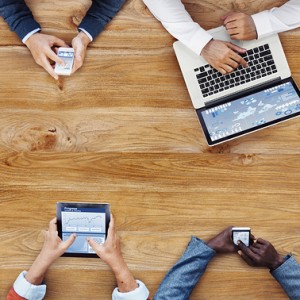 Business People Working with Technology - Cloudspace